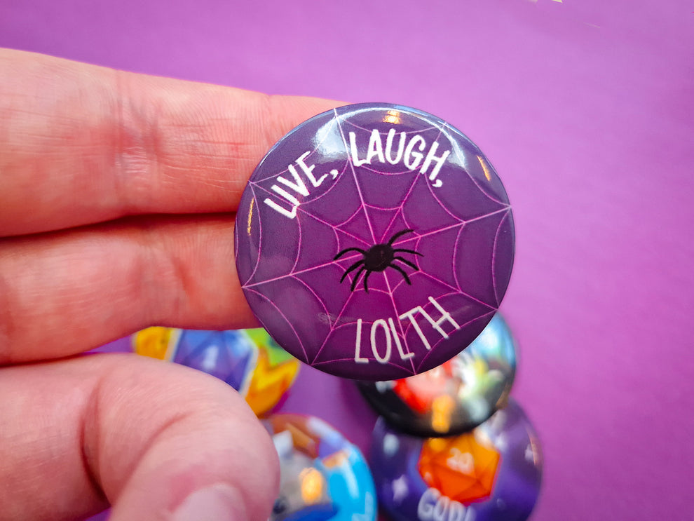 Dnd/TTRPG Buttons - Pinback Button Badges – annadrawsstuff