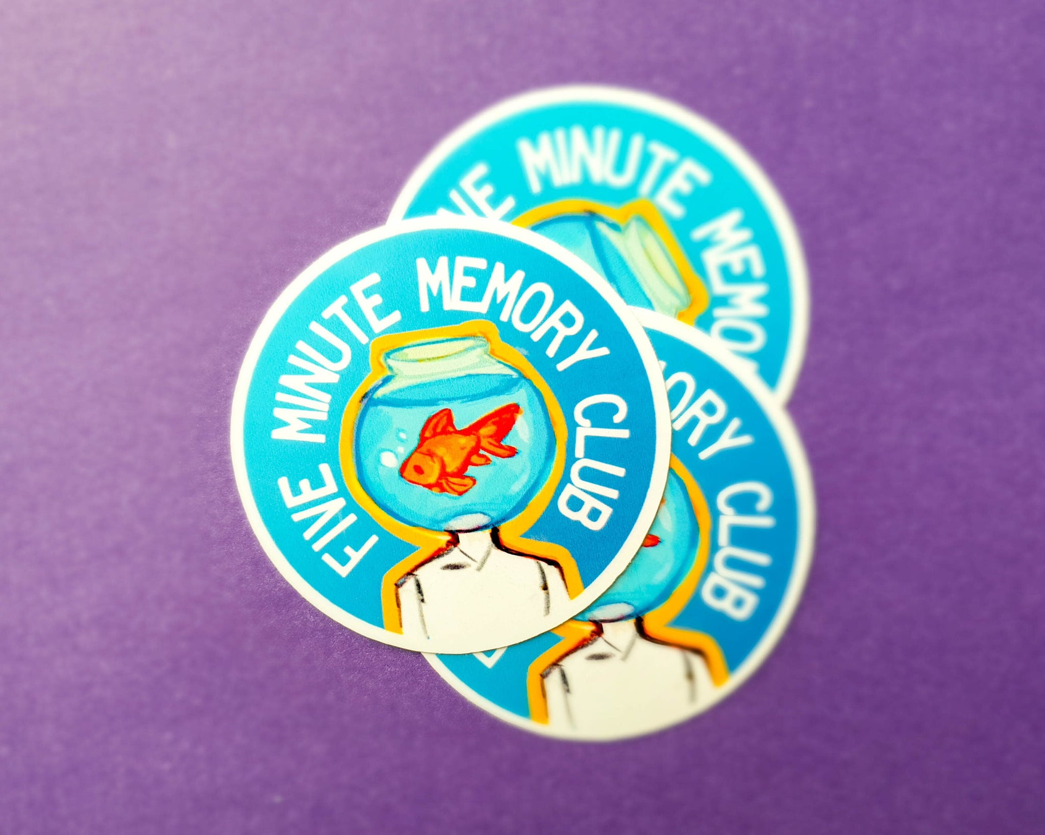 ADHD sticker pack - 4 Matte Vinyl Stickers – annadrawsstuff