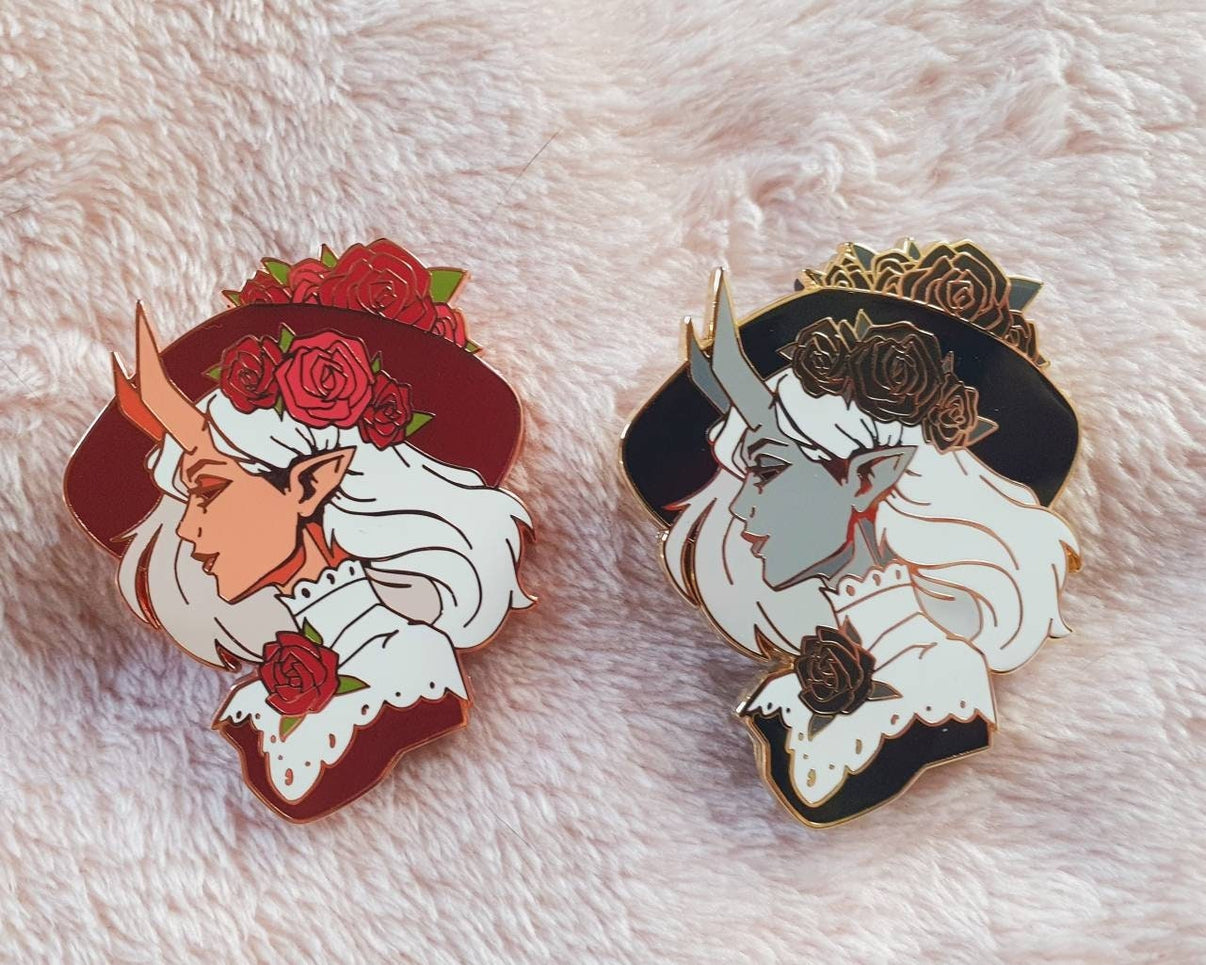 Wealth - Hard Enamel Pin - Devilish Delights series – annadrawsstuff